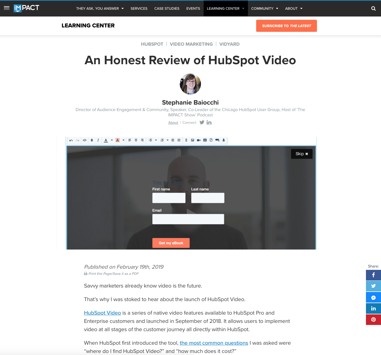 27 Best Business Blog Post Examples | IMPACT
